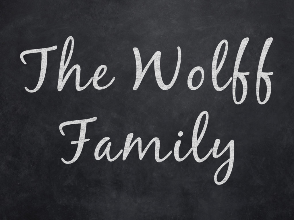 The Woff Family Chalkboard